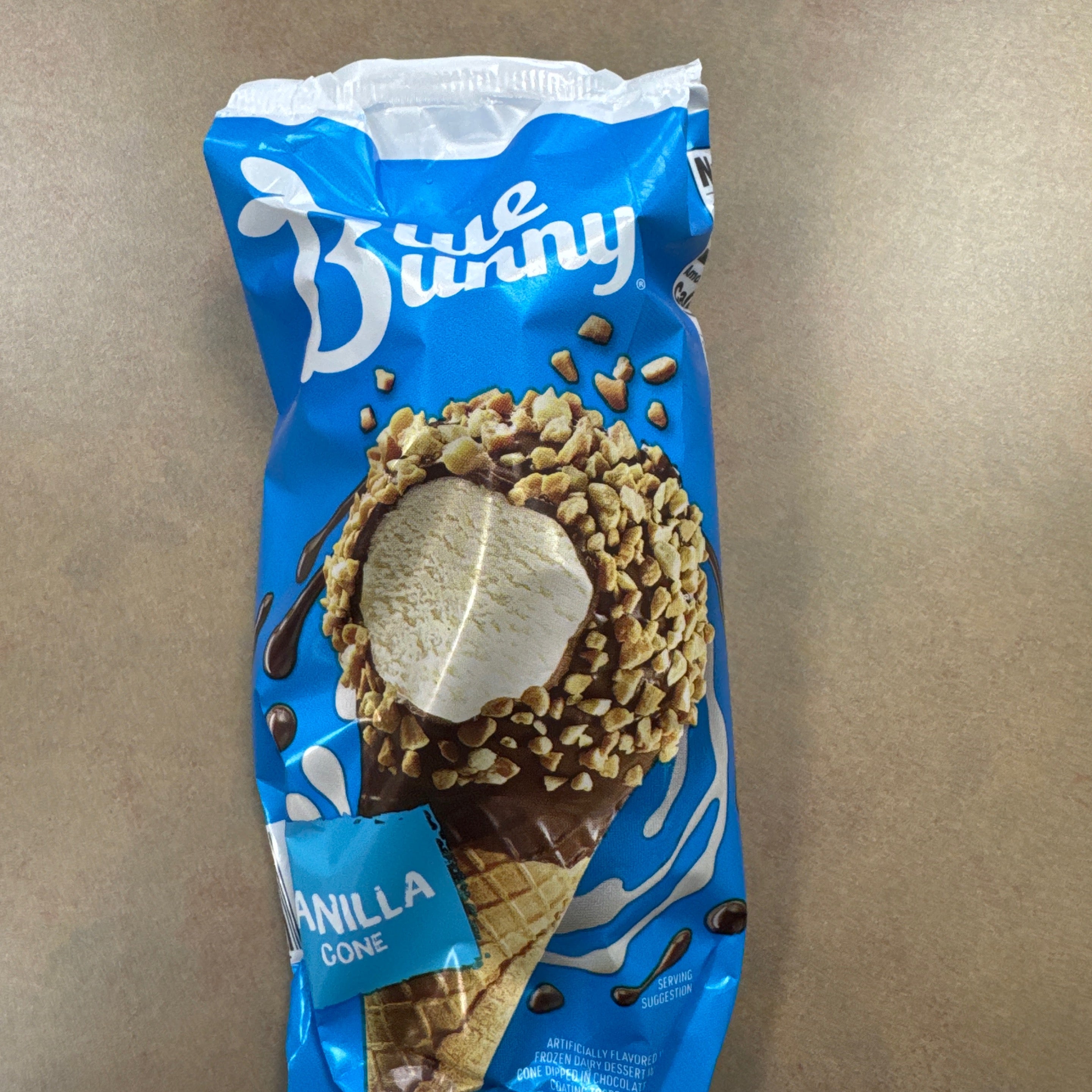 Blue Bunny Vanilla Cone | Froggie Latin Kitchen